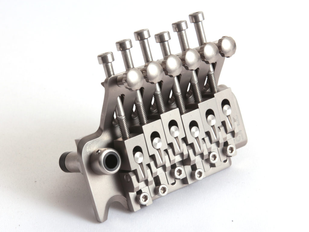 PLAIN TITANIUM LOCKING TREMOLO – 6 STRING – HANTUG GUITARS & HARDWARES
